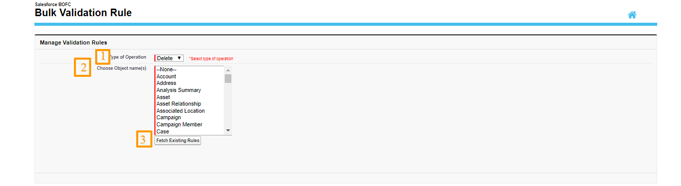 How To Delete Multiple Validation Rules For Multiple Objects In Few Clicks In Salesforce Bofc
